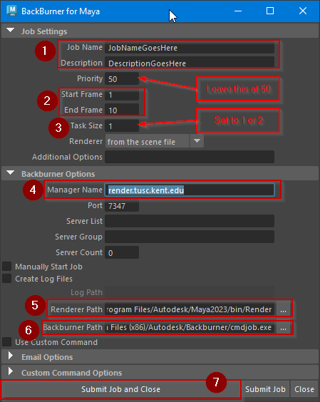 AGD Network Rendering